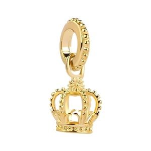 Linx | Jewelry | Gold Crown Dangle Charm | Poshmark